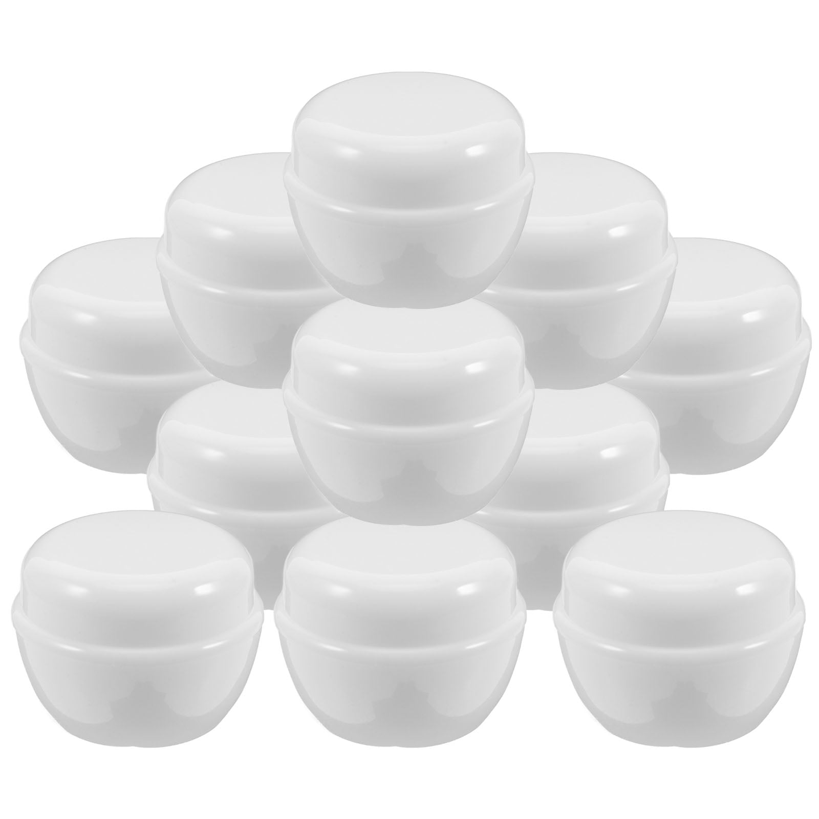 MLINS 12 Pcs Labels Plastic Cream & Milk Box Refillable Makeup ...