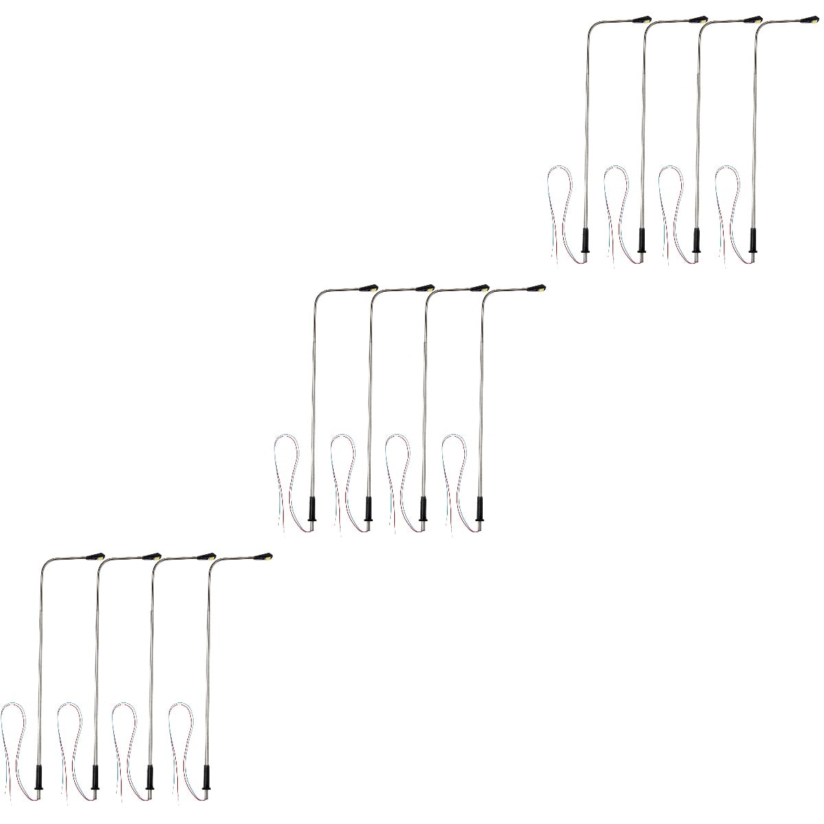 MLINS 12 Pcs Micro Landscape Lamp Models Miniature Garden Lamp Models ...
