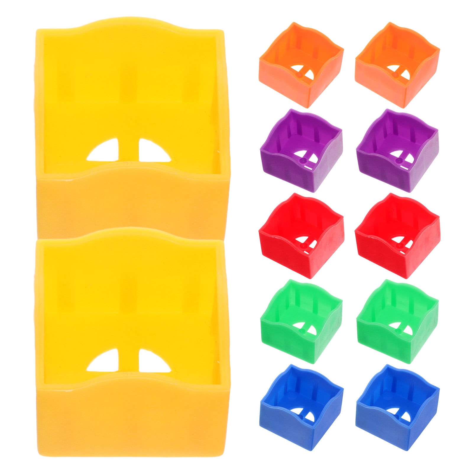 MLINS 12 Pcs Portable Mini Pool Chalk Holder Billiard Chalk Holder Pool ...