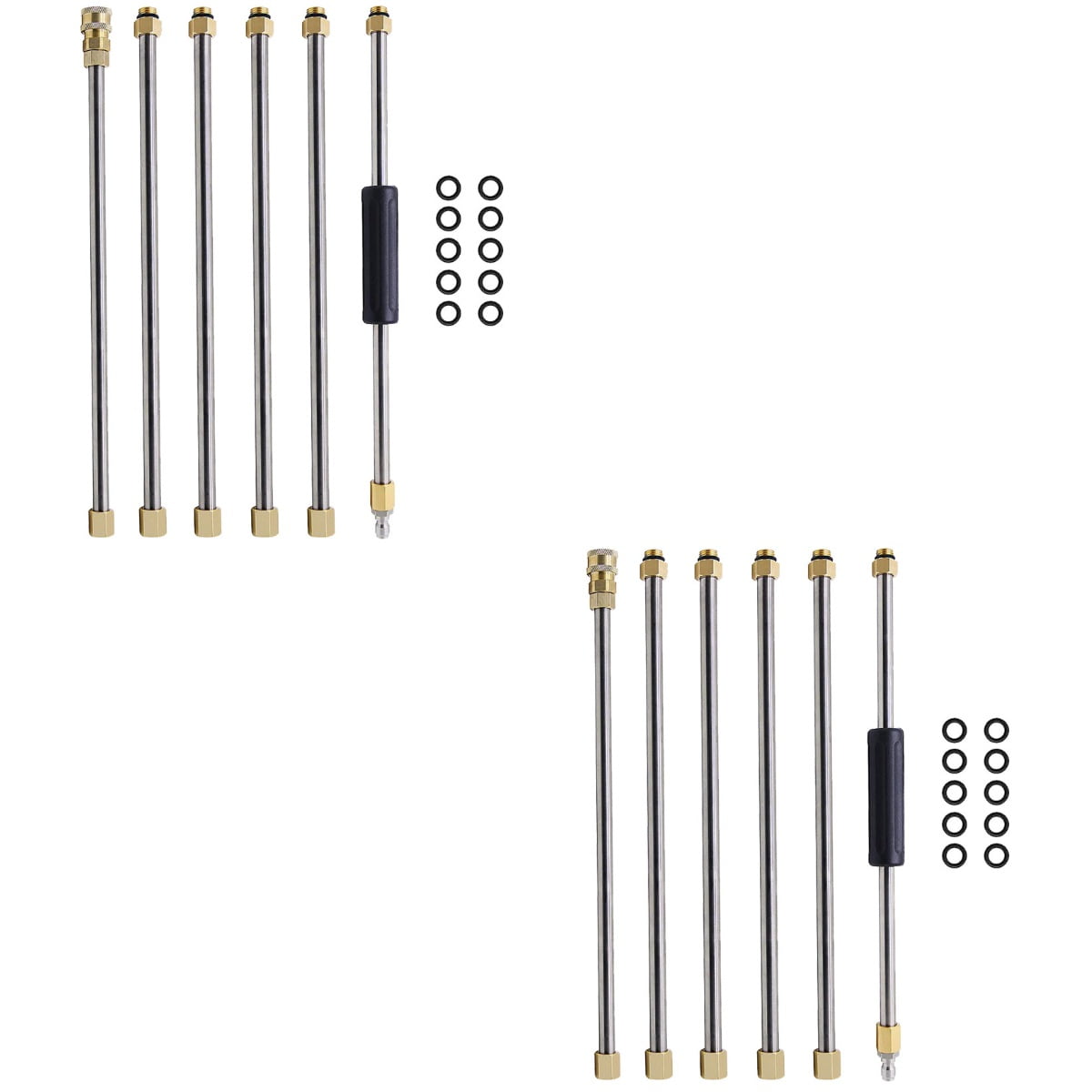 MLINS 12 Pcs Professional Washer Extension Gutter Cleaner Attachment ...