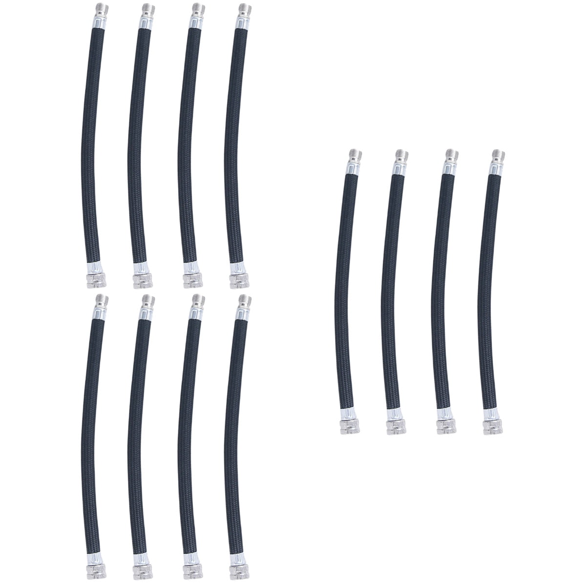 MLINS 12 Pcs Pump Extension Hose Inflator Tube Cord for (Black ...