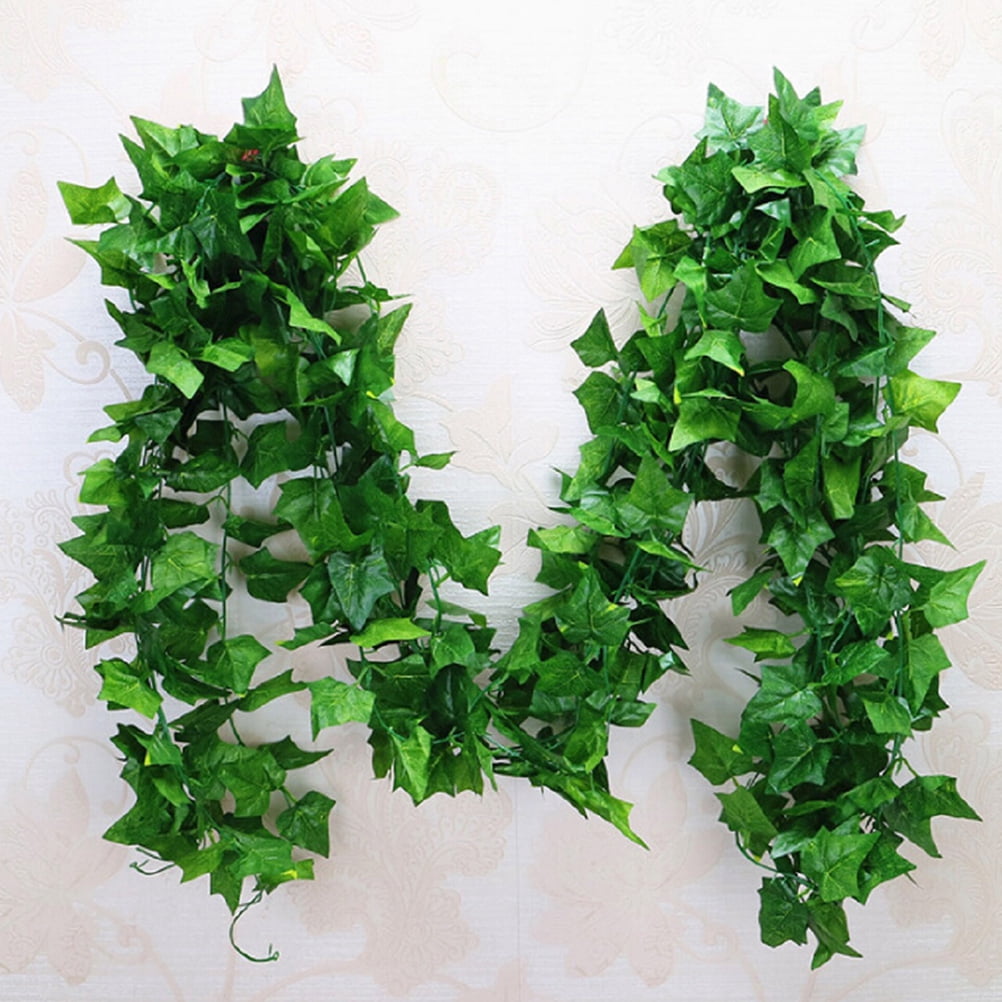 MLINS 12 Pcs Simulated Leaf Pumpkin Leaf Garland Green - Walmart.com