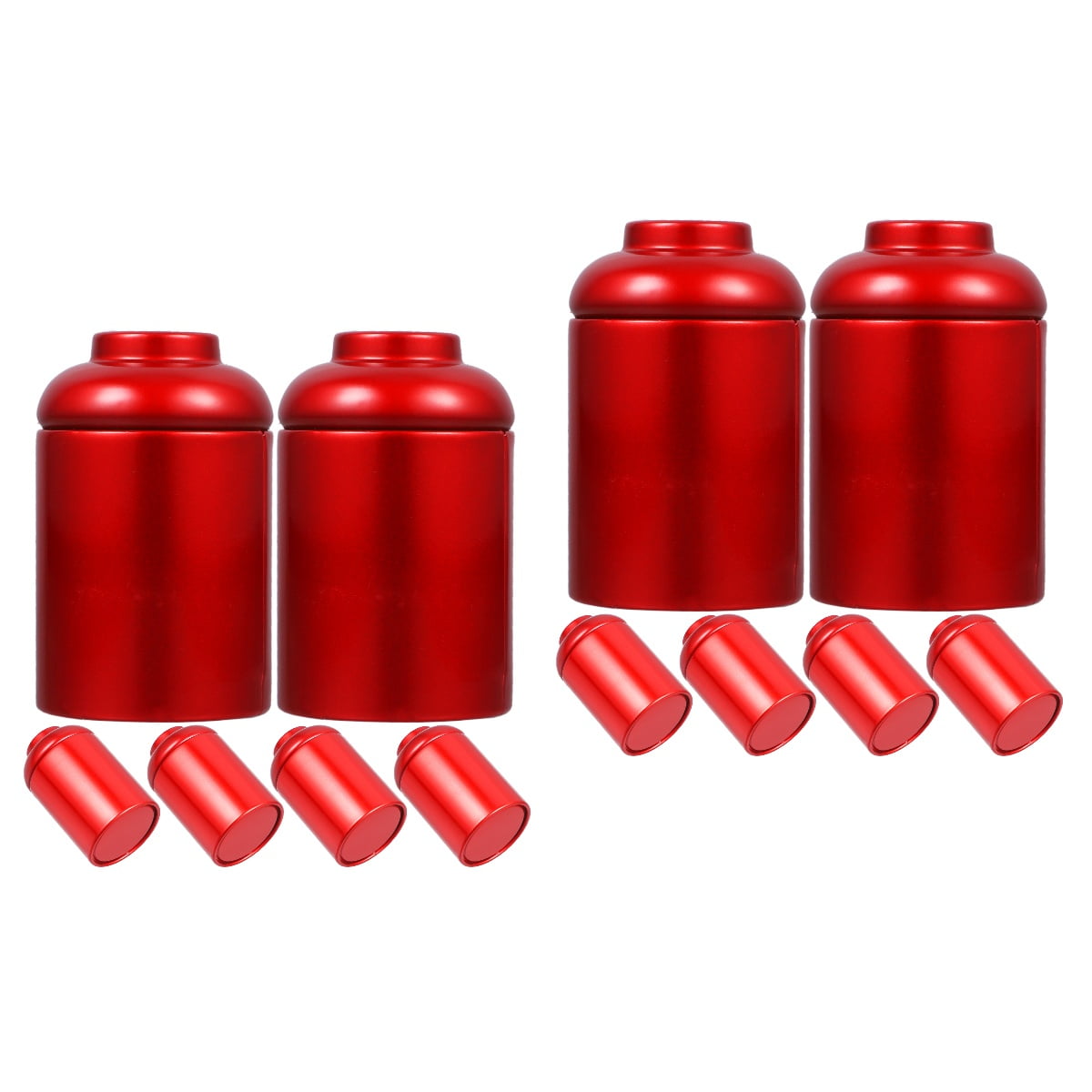 MLINS 12 Pcs Small Tea Tin with Airtight Lid Tea Canister Coffee Candy ...