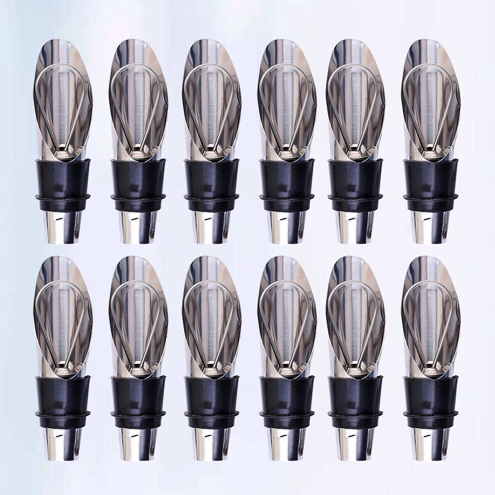 MLINS 12 Pcs Wine Bottle Opener Stoppers Bulk Preservation Plug Spout ...