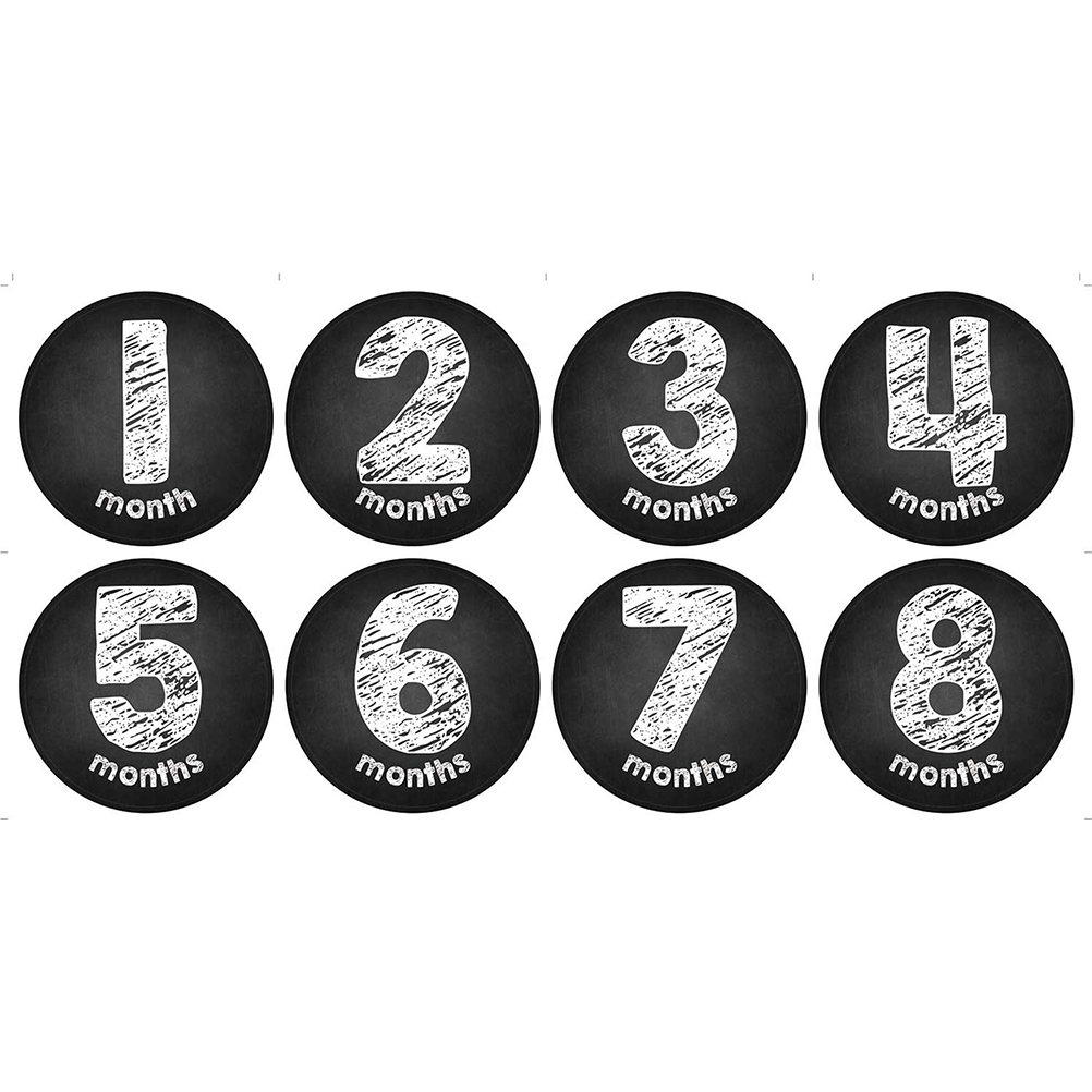 MLINS 12 Pieces Baby Shower Decorations Boys Born Stickers Newborn ...