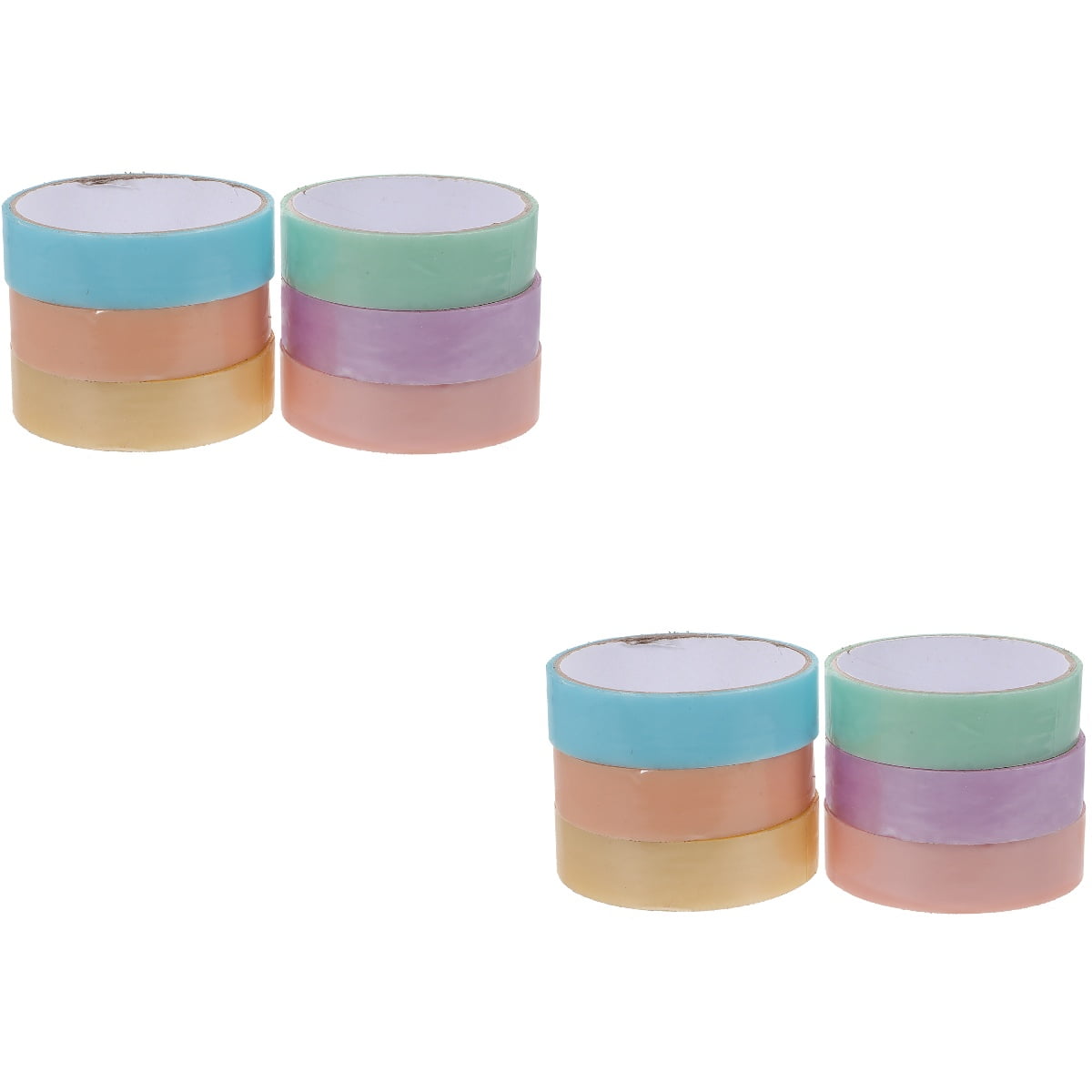 MLINS 12 Rolls Adhesive Sticky Tape Rolling Ball Type Ball Tape ...