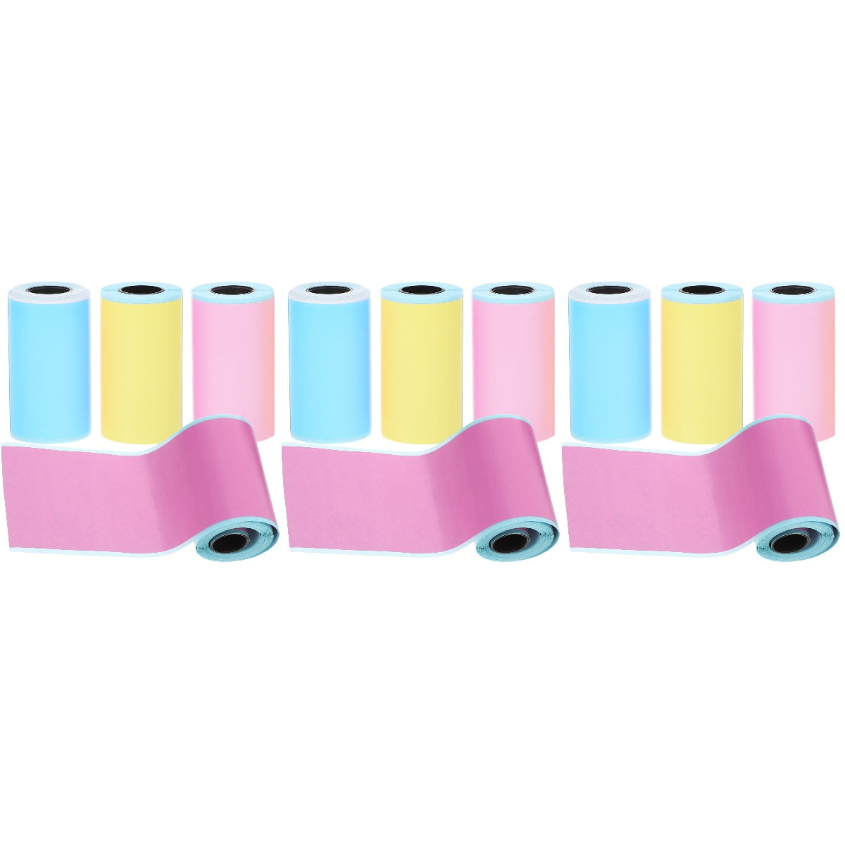 MLINS 12 Rolls Thermal Labels Self Adhesive Thermal Printer Stickers ...