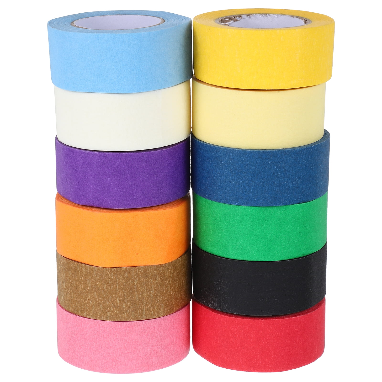 MLINS 12 Rolls Versatile Washi Tape for DIY Projects High-Adhesion ...