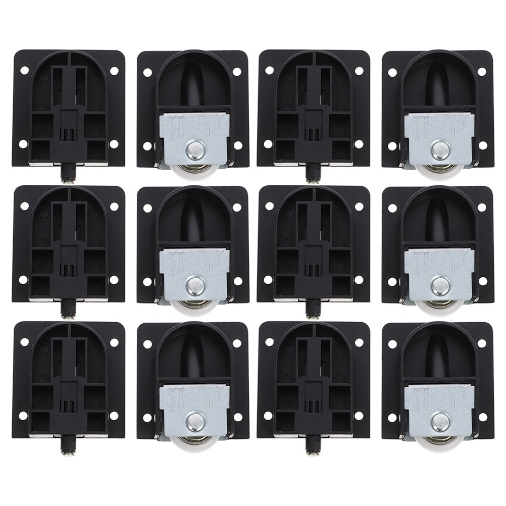 MLINS 12 Sets Sliding Door Pulley Wheel Silent Sliding Wardrobe Door ...