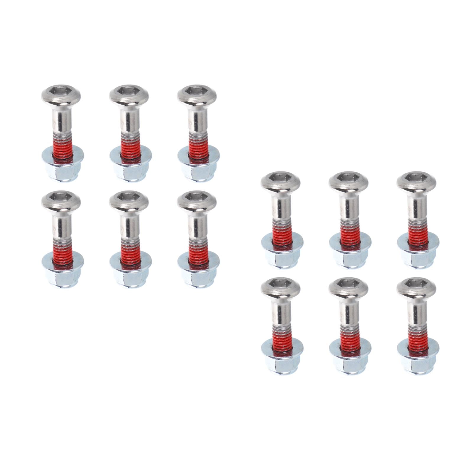 MLINS 12 Sets Sprocket Bolt And Nut Kit Heavy Duty Metal Bolt ...