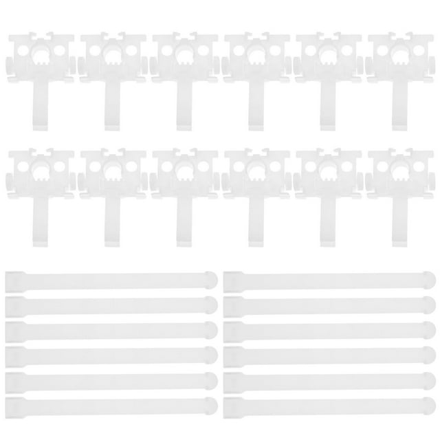 MLINS 12 Sets Vertical Blind Carrier Replacement Clip Slats Blinds ...