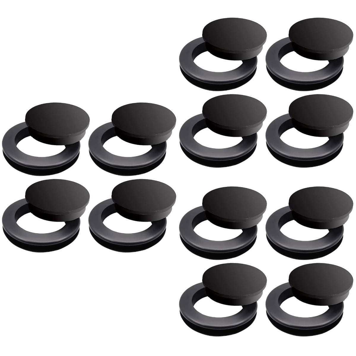 MLINS 12 Sets of Outdoor Silicone Umbrella Hole Rings with Caps ...
