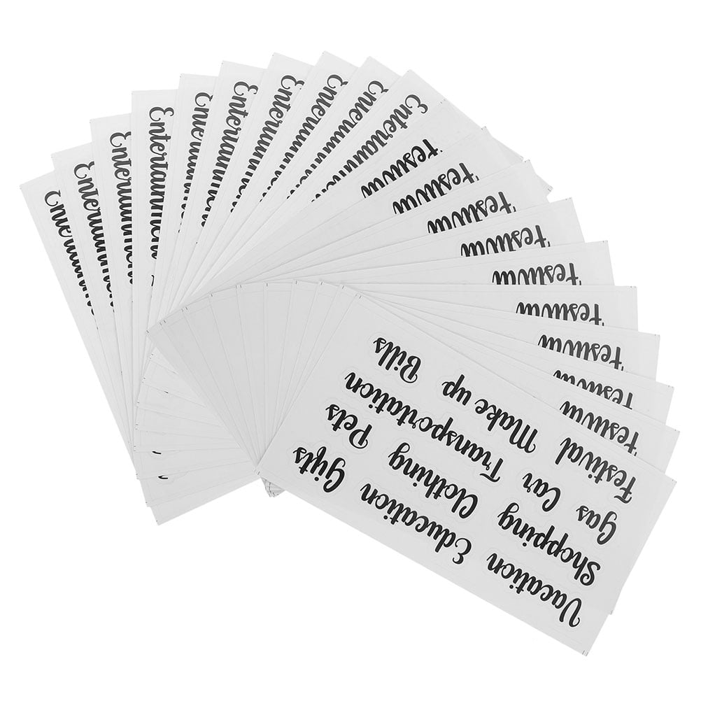 MLINS 12 Sets of Portable Budget Stickers Multi-function Budget Labels ...