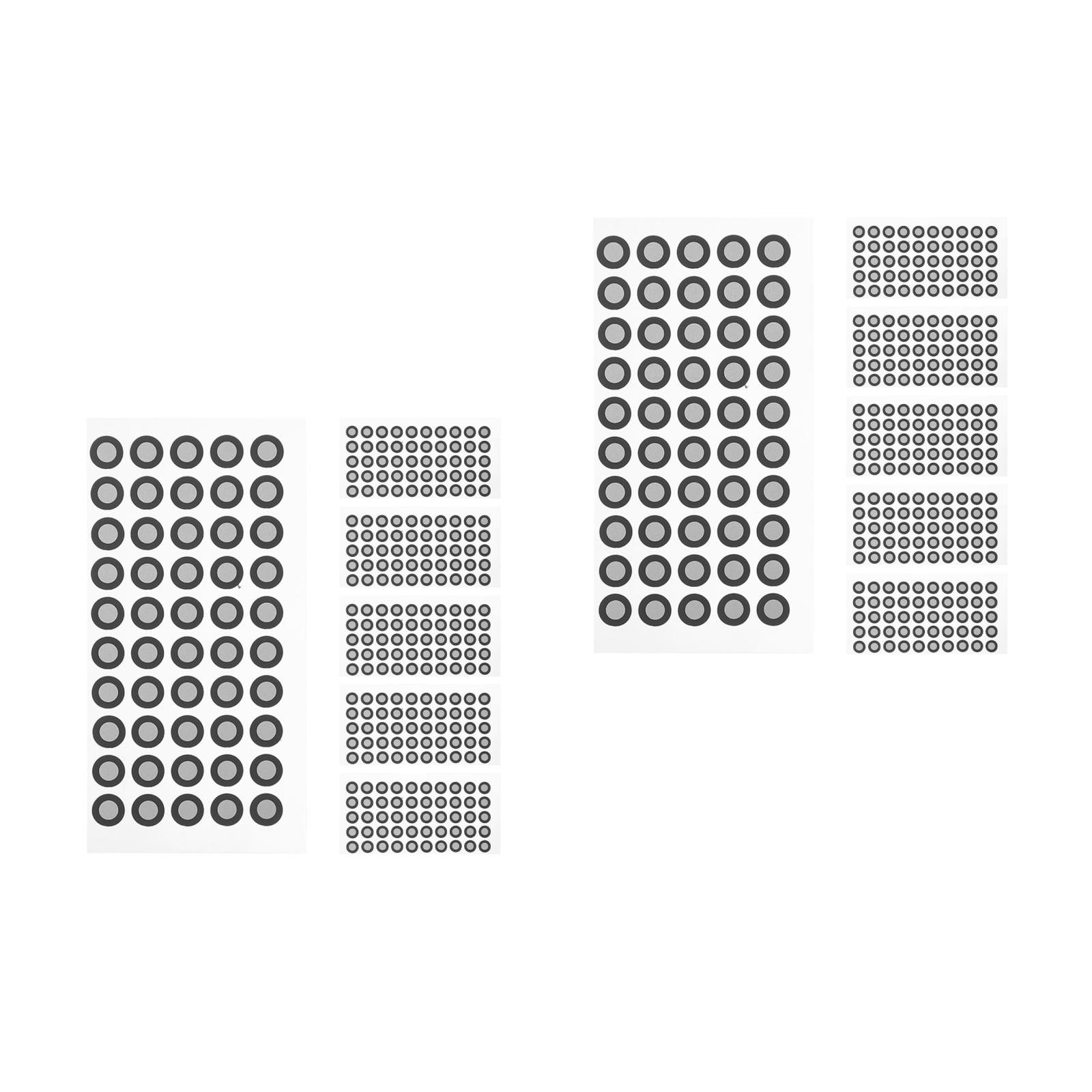 MLINS 12 Sheets 3d Scanning Tracking Markers Dots Diffuse Reflection ...