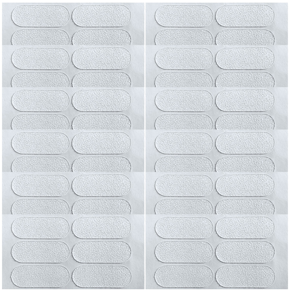 MLINS 12 Sheets Ear Stickers Silicone Ear Stickers Transparent Discreet ...