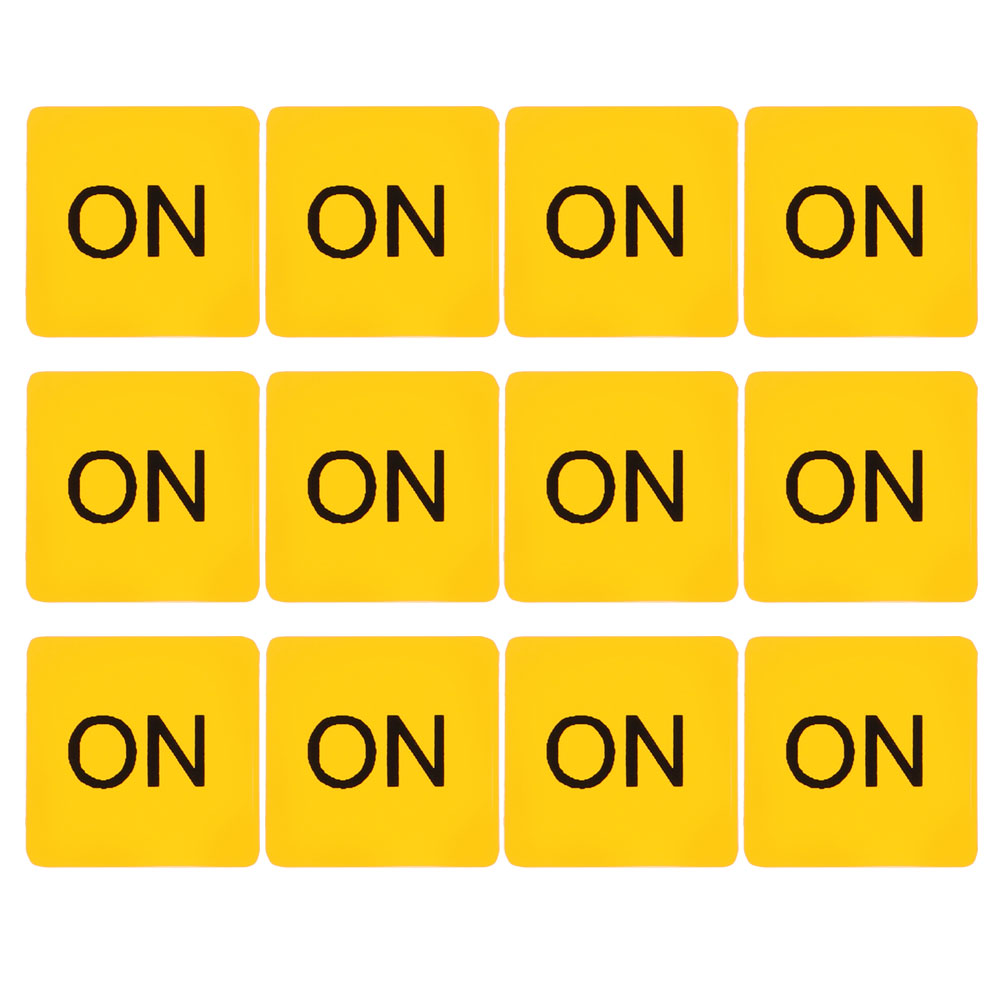 MLINS 12 Sheets Signs Stickers Easy to Remove Dormitory - Walmart.com