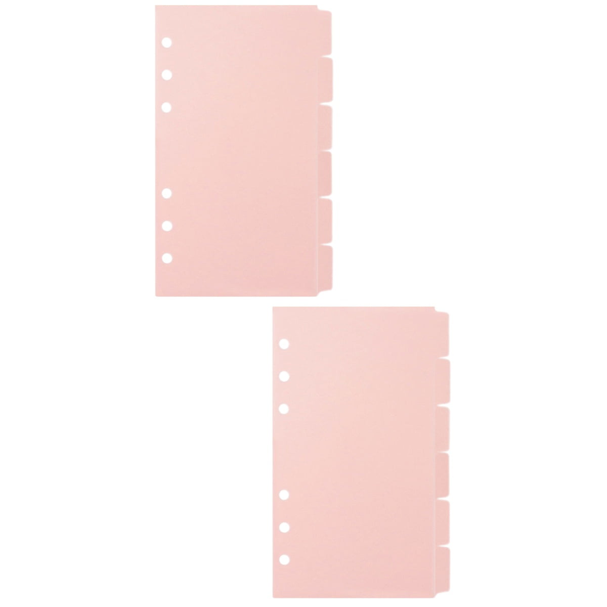 MLINS 12 Sheets of Practical Binder Dividers With Tabs Reusable 6-hole ...