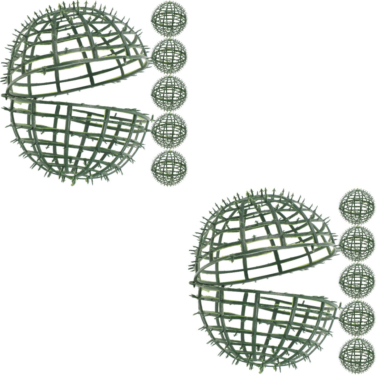 MLINS 12 pcs Boxwood Topiary Ball Frame Topiary Plants Round Frame ...