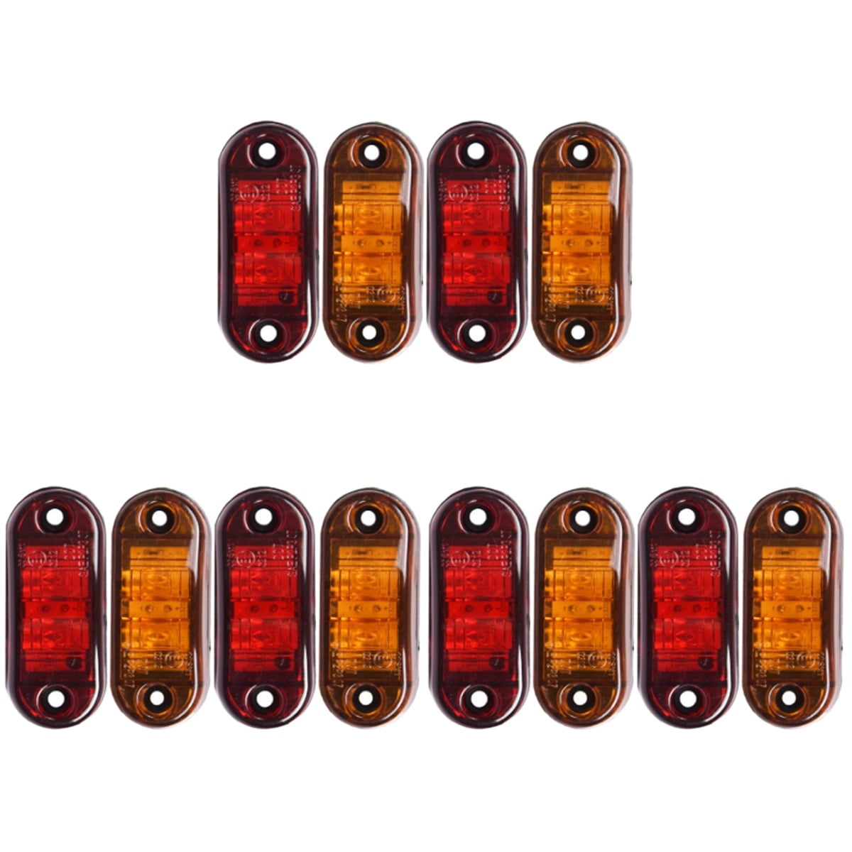 MLINS 12 pcs Led Marker Light Side Marker Light Camper Truck Indicators ...