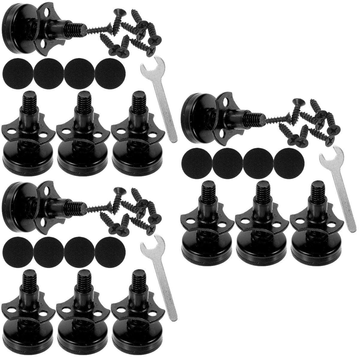 MLINS 12 pcs Leveling Foot Adjustable Leg Leveler Heavy Duty Leveler ...