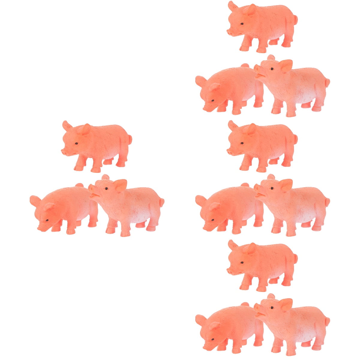 MLINS 12 pcs Miniature Pig Figurine Micro Landscape Piggy Miniature ...