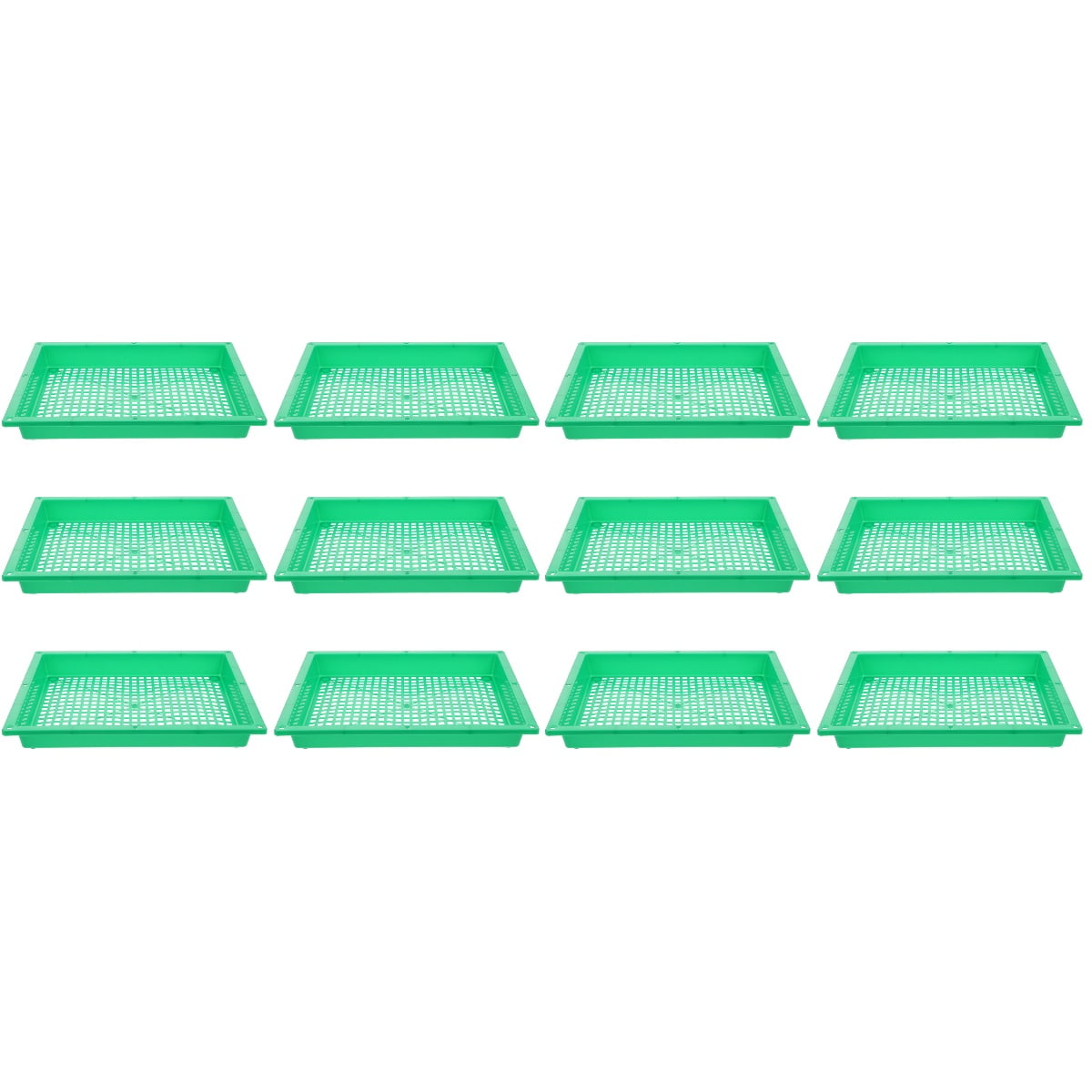 MLINS 12 pcs Plant Germination Trays Multi-hole Plastic Nursery Growing ...