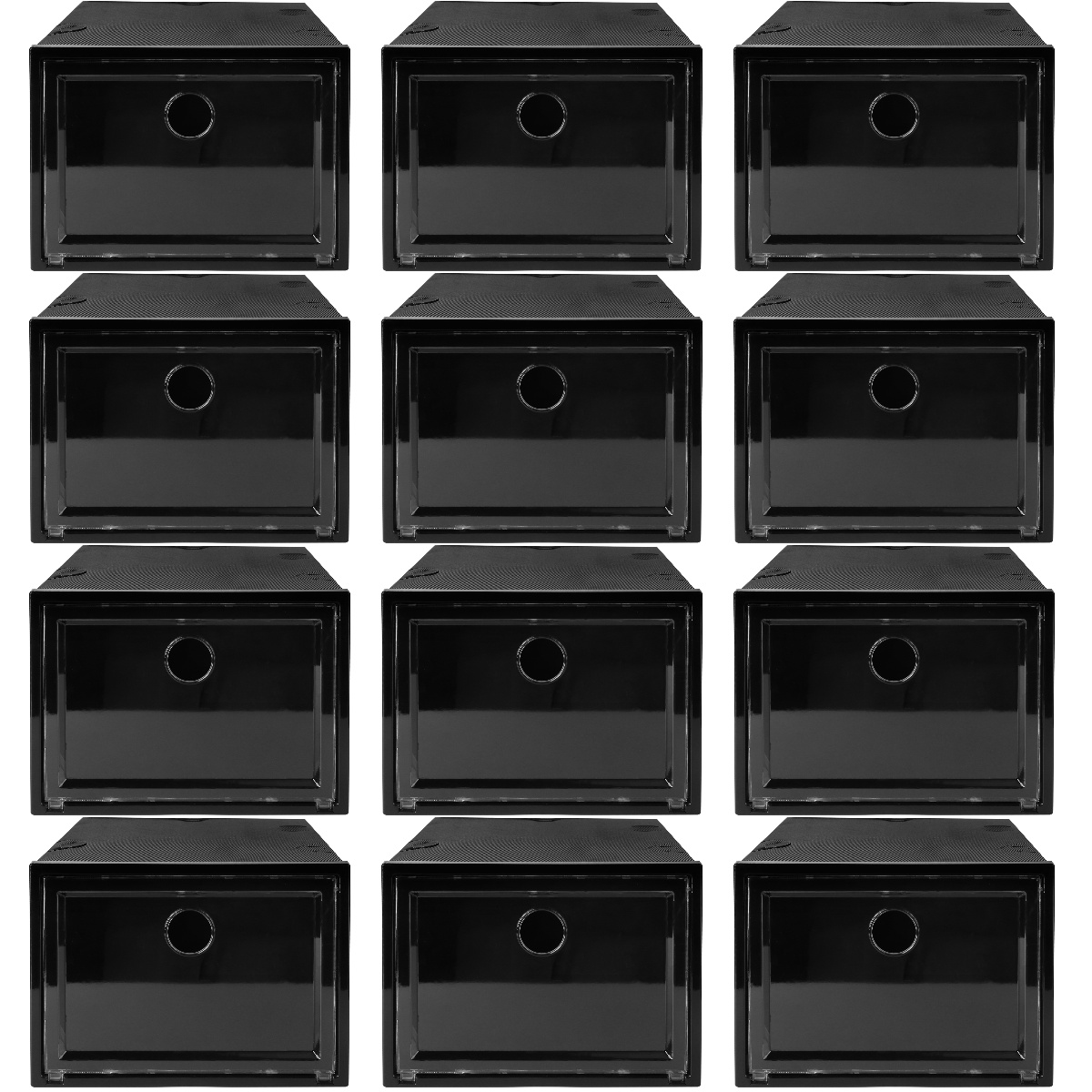 MLINS 12 pcs Sports Shoes Box Plastic Shoes Storage Organizer - Walmart.com