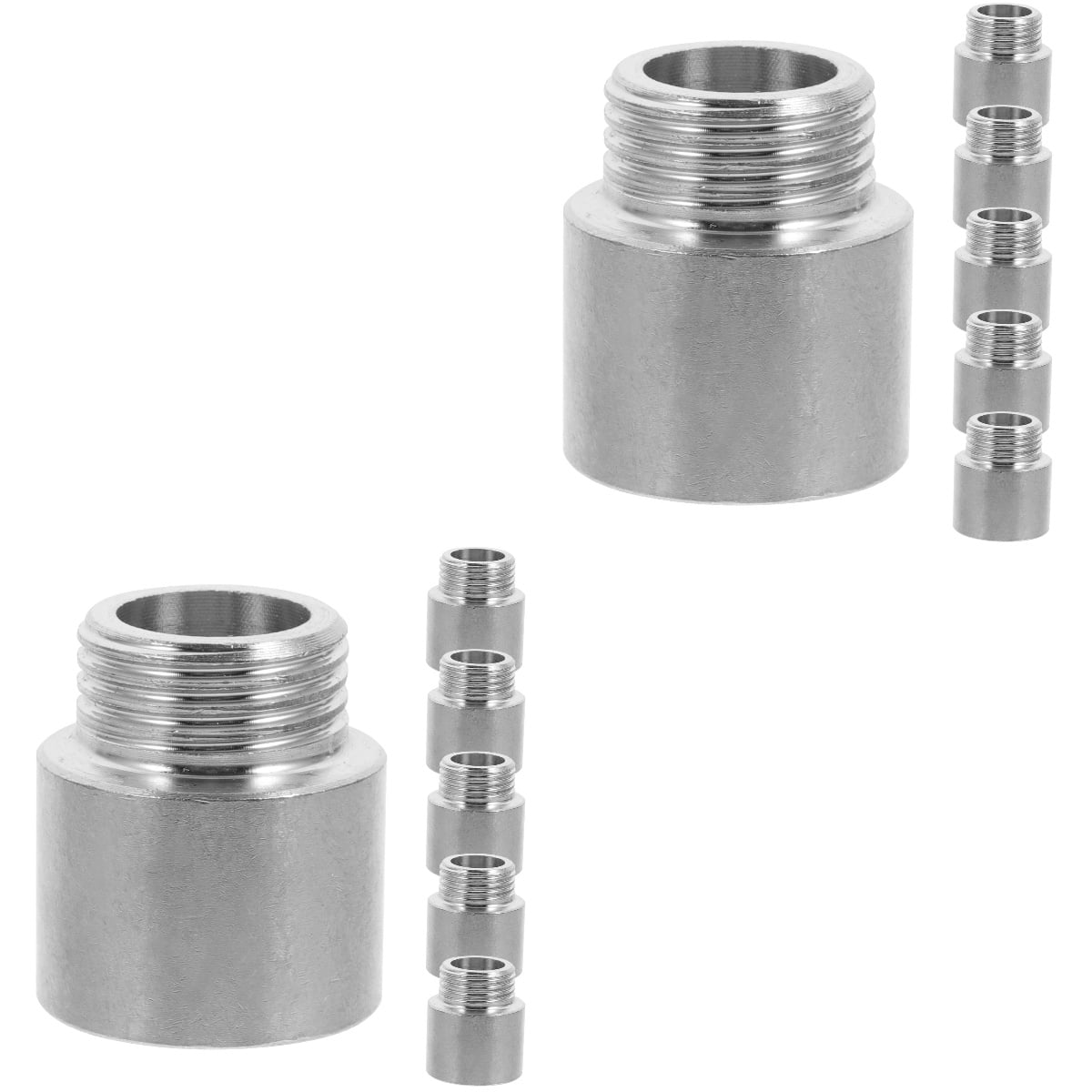MLINS 12 pcs Stainless Steel 1/2 Thread Reducer Coupling Extension ...