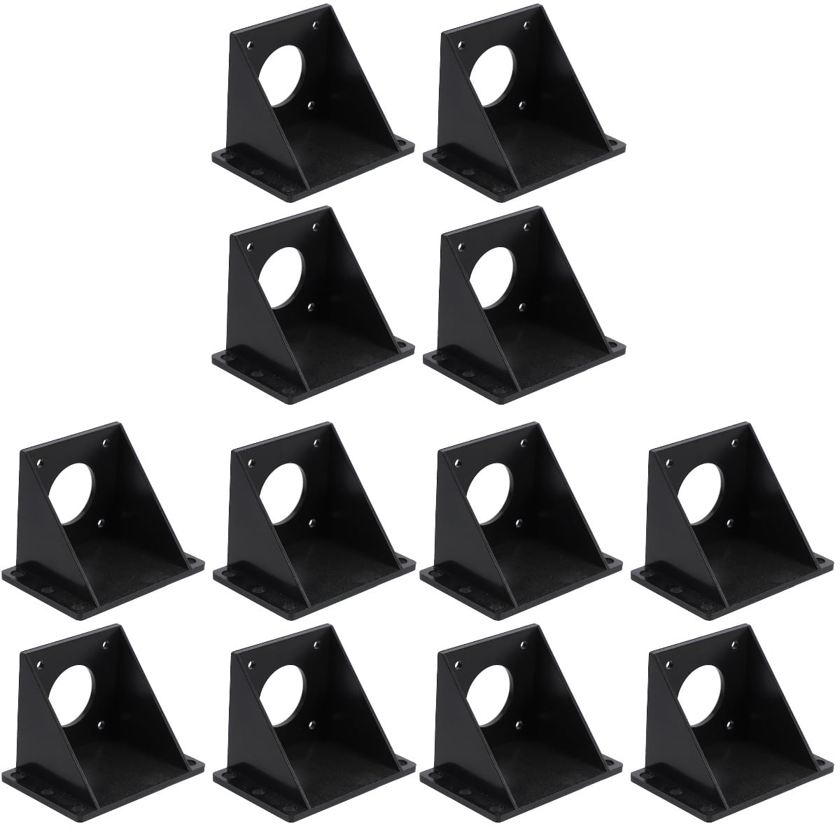 DINHEAROM Stepper Motor Bracket Black Plastic 3D Printer Parts Strong ...
