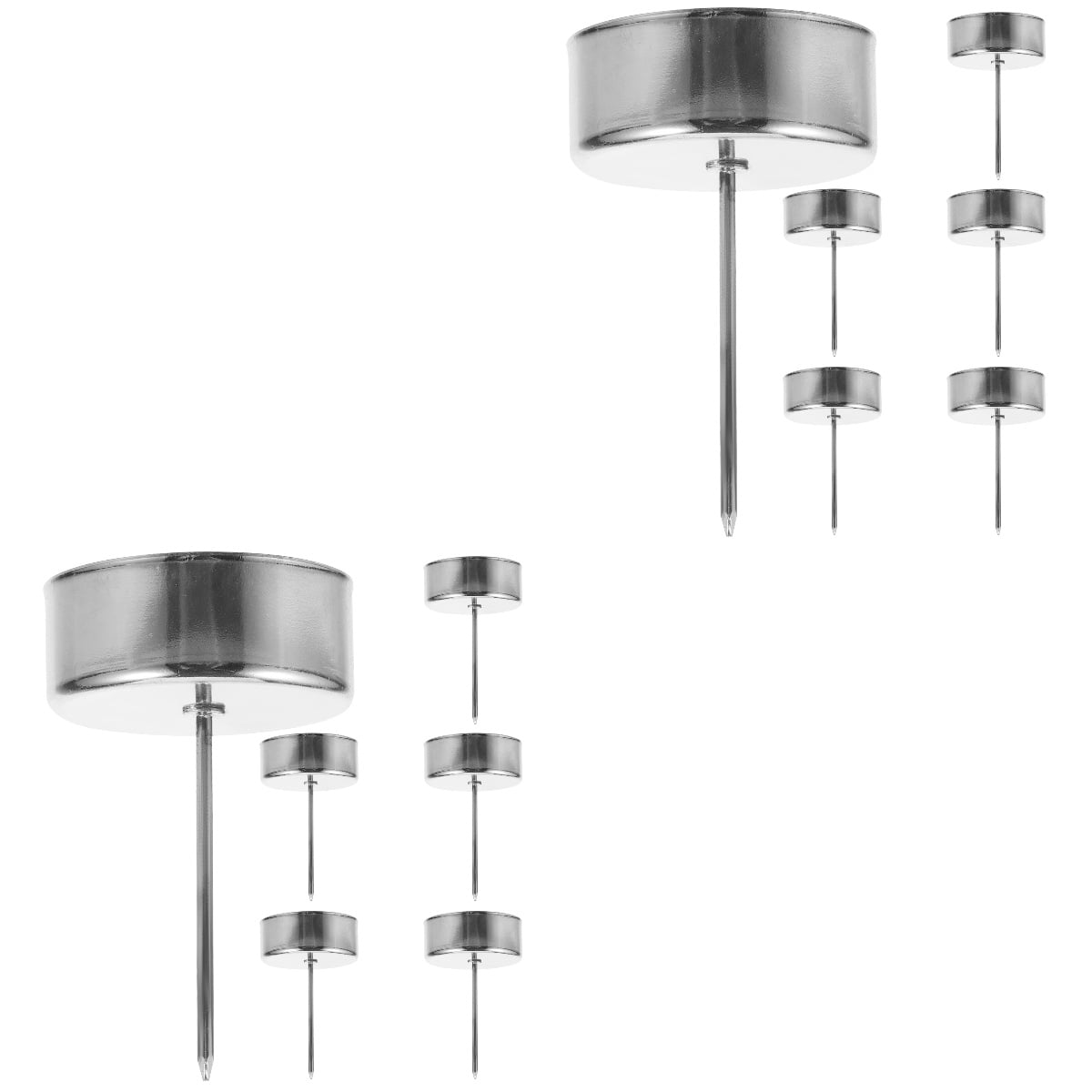 MLINS 12 pcs Tabletop Candle Holder Spike Candle Holder Insert Candle ...