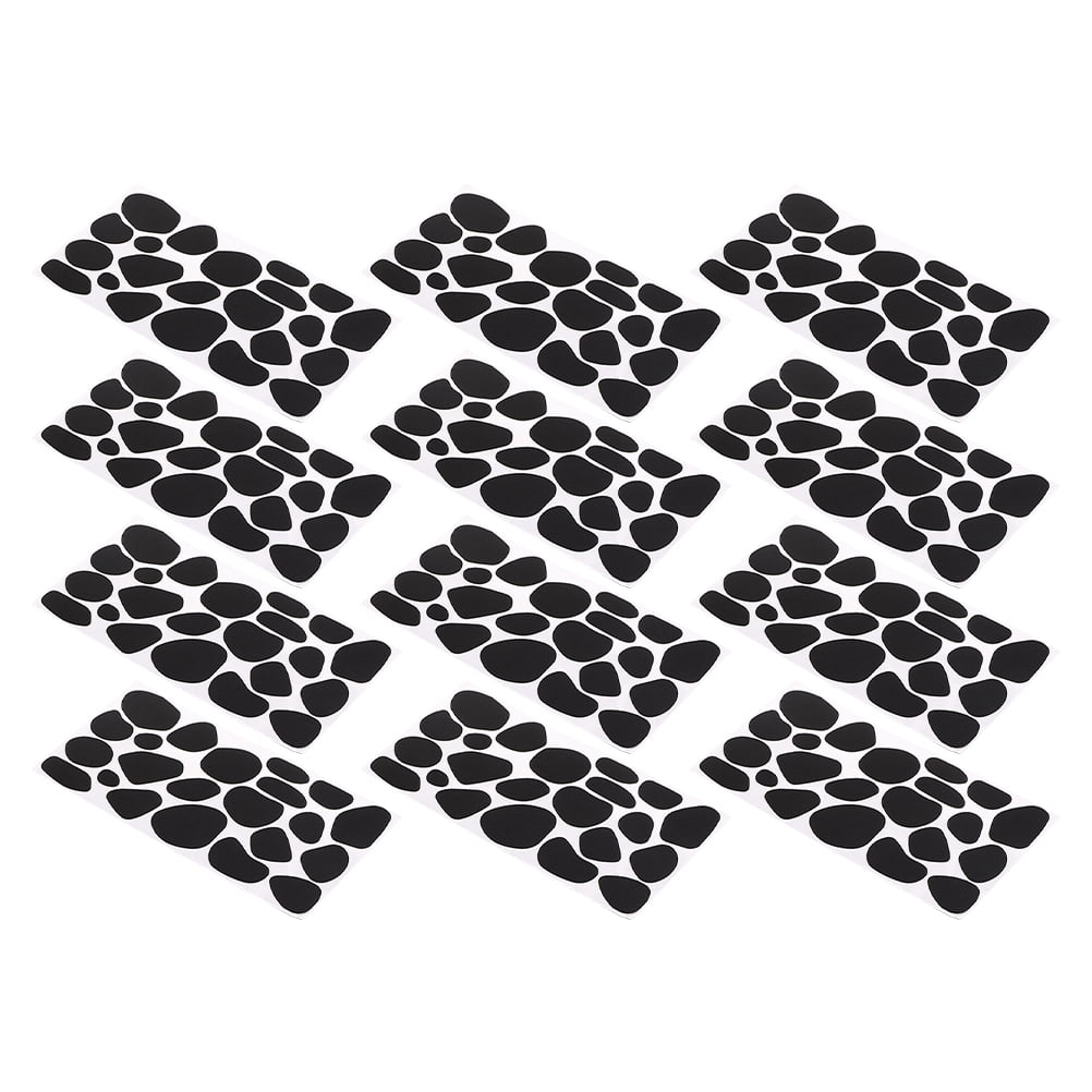 MLINS 12 sheet Black Felt Stickers For Kids Fun And Reusable Wall ...