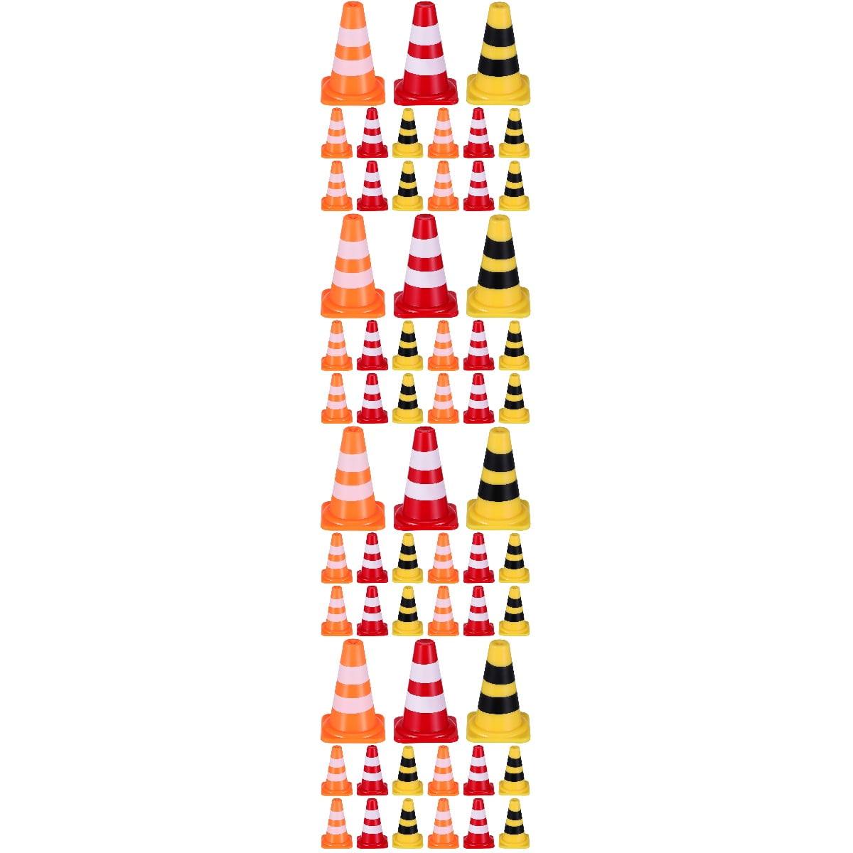 MLINS 120 Pcs Mini Traffic Cones Small Traffic Cones Small Cones Mini ...