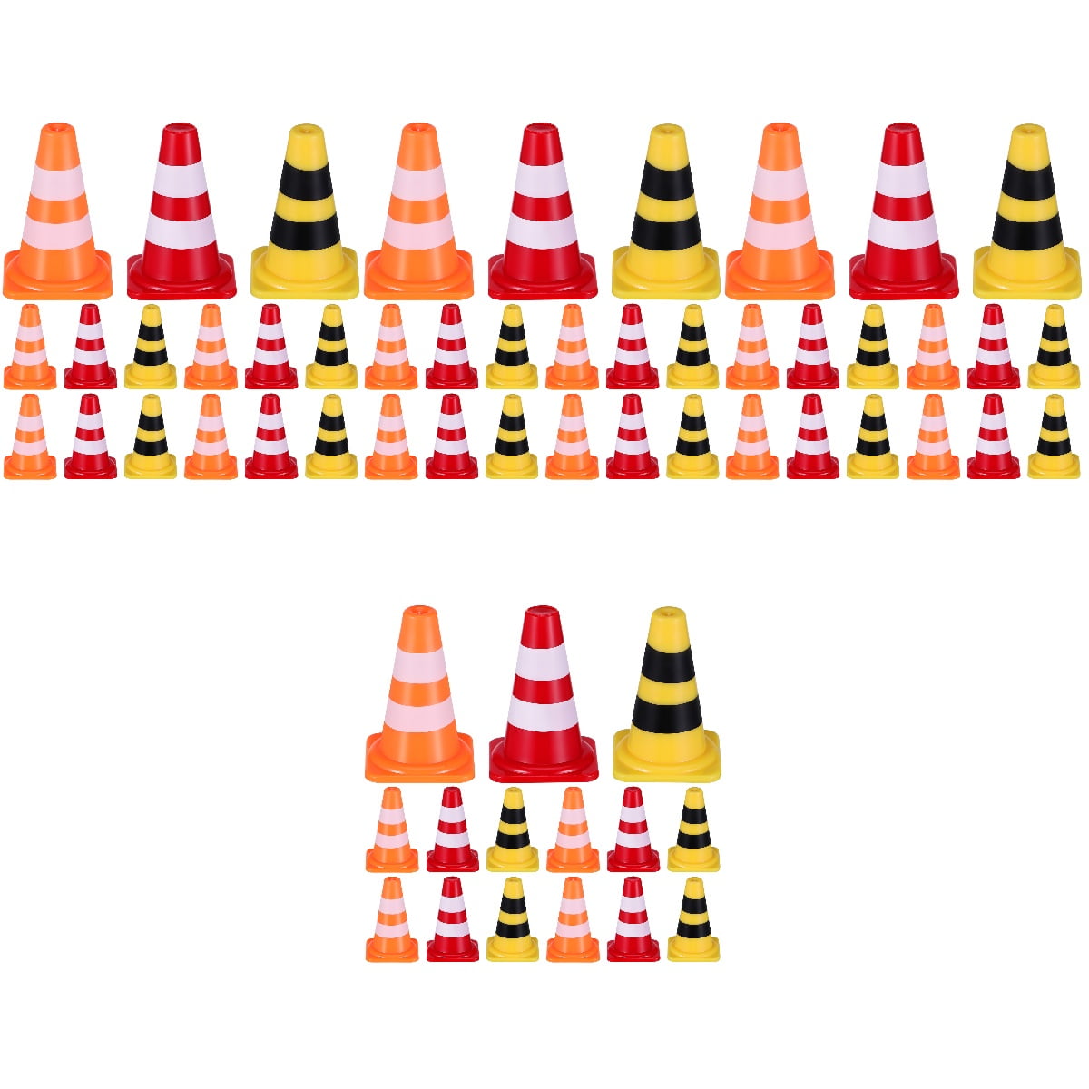 MLINS 120 Pcs Mini Traffic Cones Small Traffic Cones Small Cones Mini ...
