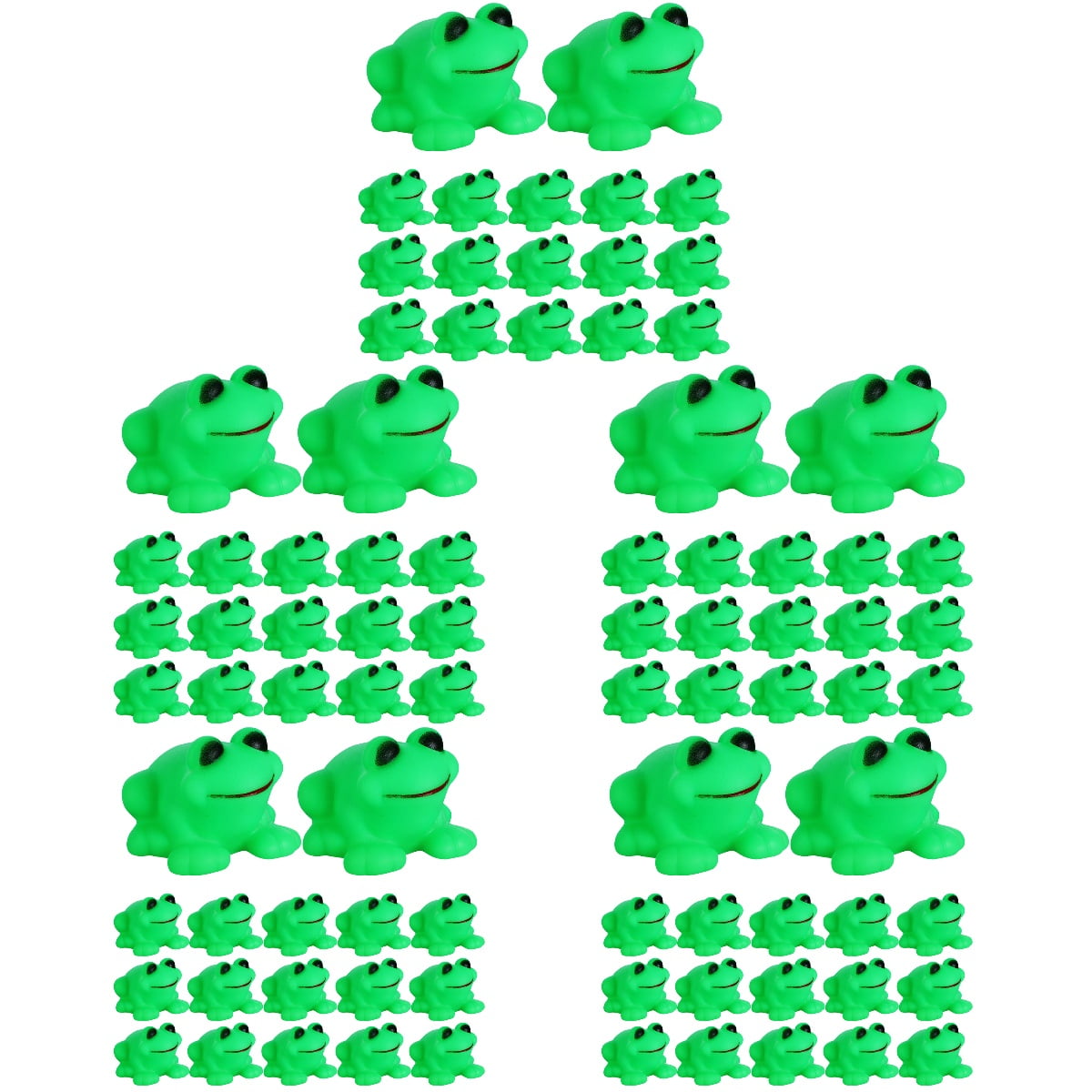MLINS 120 Pcs Small Frog Toys Animal Bath Toy Small Frogs Modeling ...