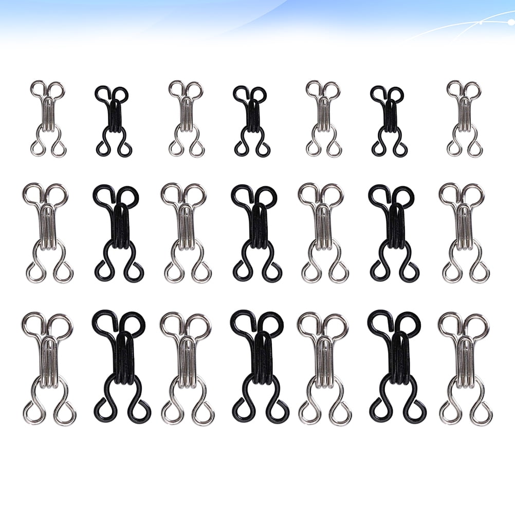 MLINS 120 Set Copper Bra Connector Buckle Hooks and Eyes for Clothing ...