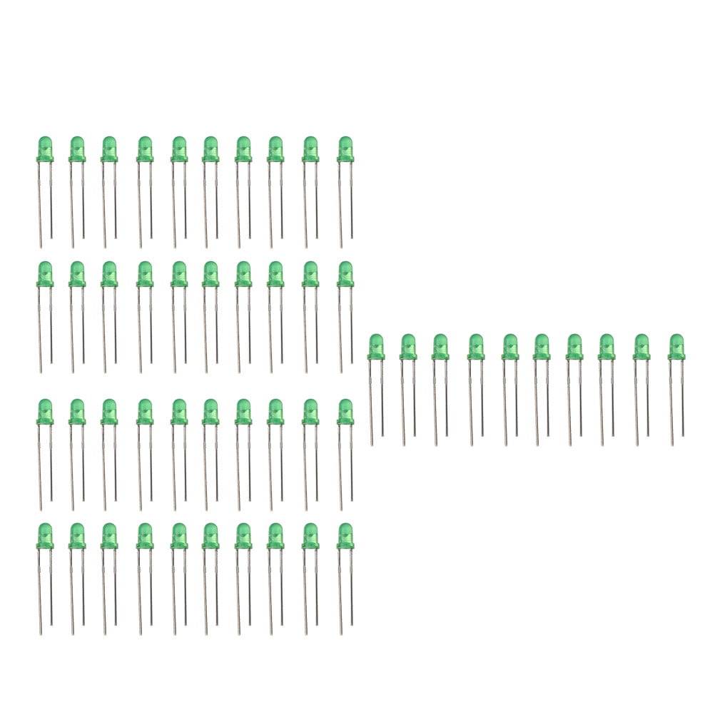 MLINS 120 pcs 3mm LED Diode Lights Assored Kit Pack Lighting Bulb Lamps ...