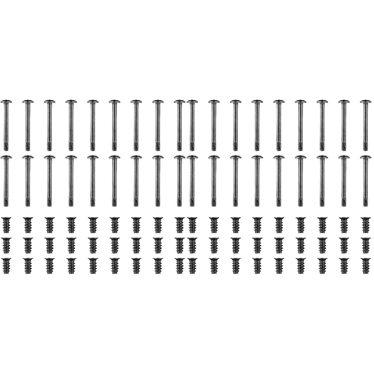 MLINS 120 pcs Carbon Steel Screws Computer Case Fan Screws Long and ...