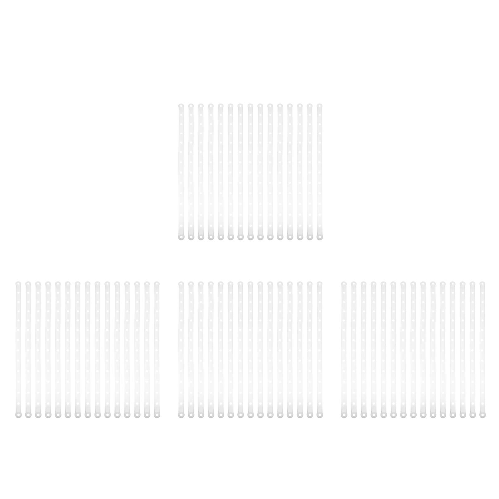 MLINS 120 pcs Plastic Hanger Connecting Strips Hanger Connecting ...