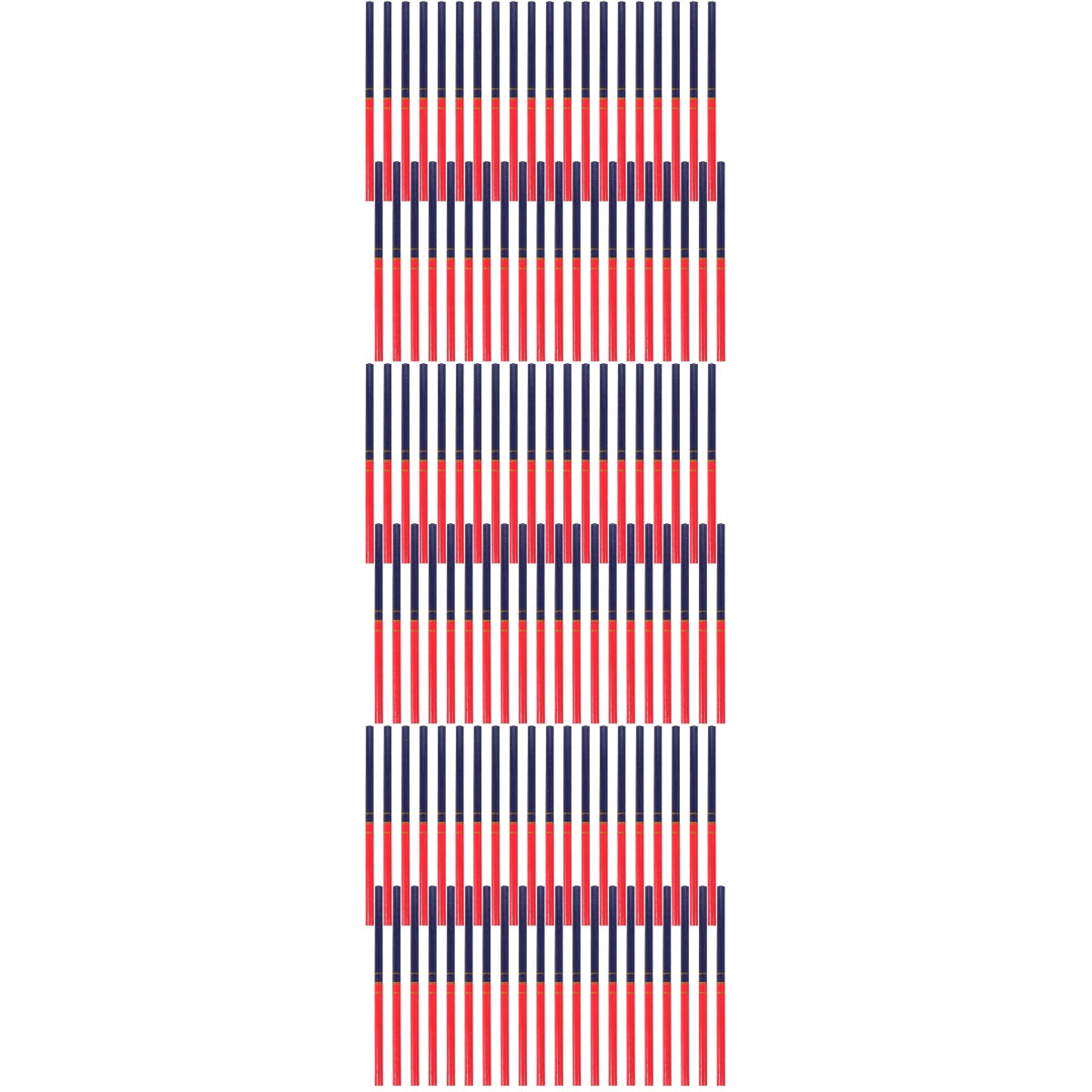 MLINS 120 pcs Round Woodwork 2-color Pencil Construction Jobsite Pencil ...