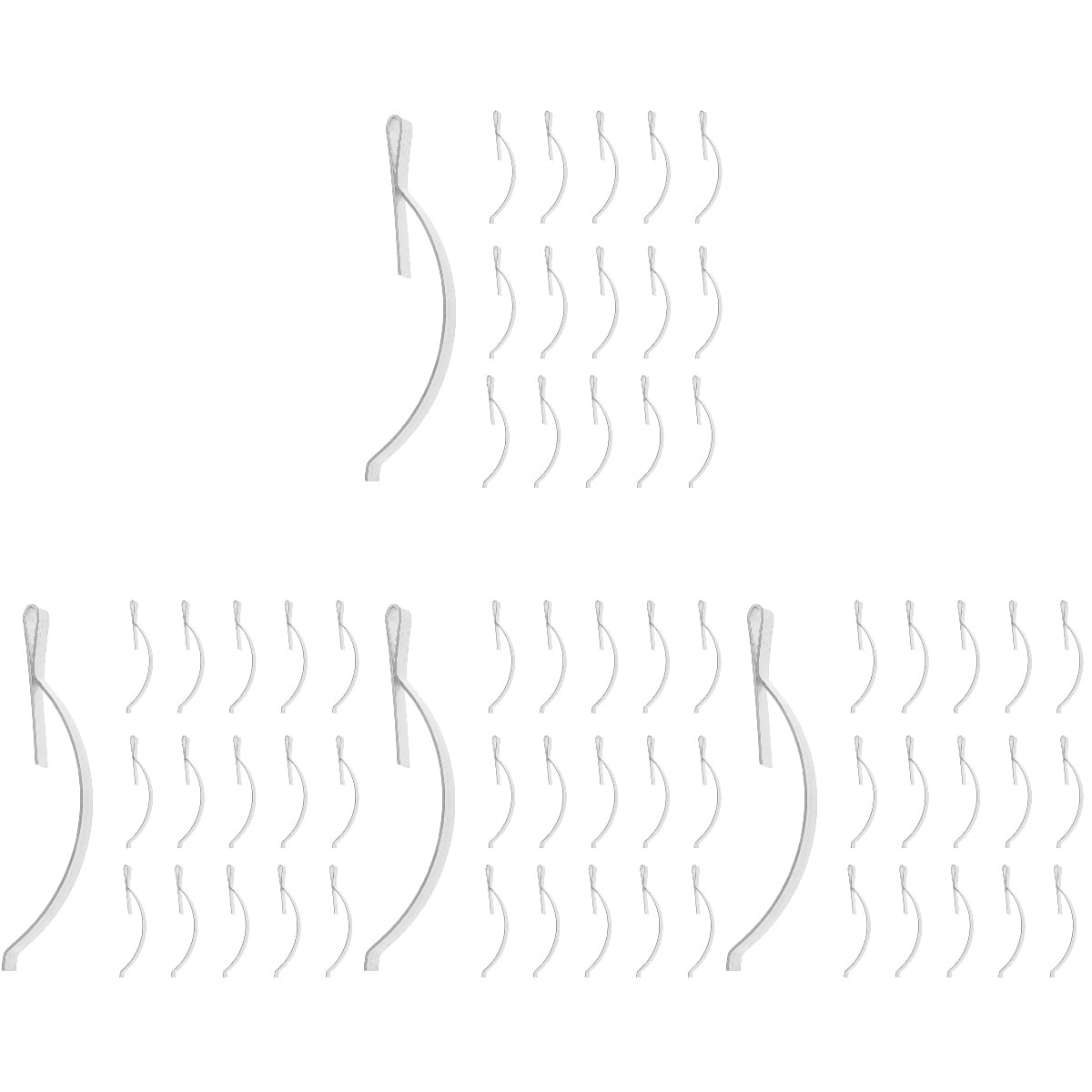 MLINS 120 pcs Window Spring Window Screen Tension Spring Clips ...