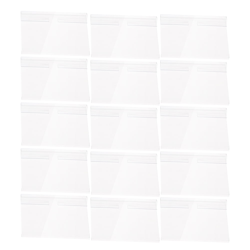 MLINS 120Pcs Shelf Label Holders Label Stand Store Rack Label Holder ...