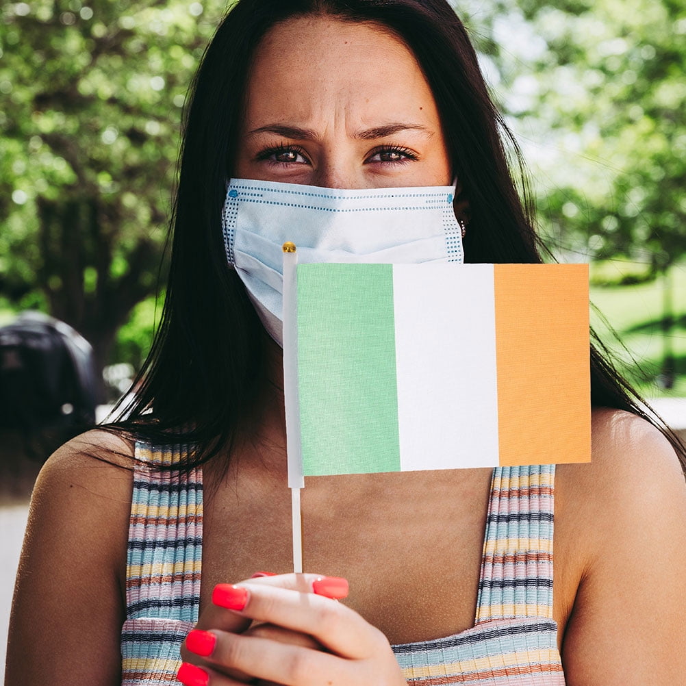 GAXIRE 120Set Portable Handheld Retractable Flagpoles Easy to Install ...