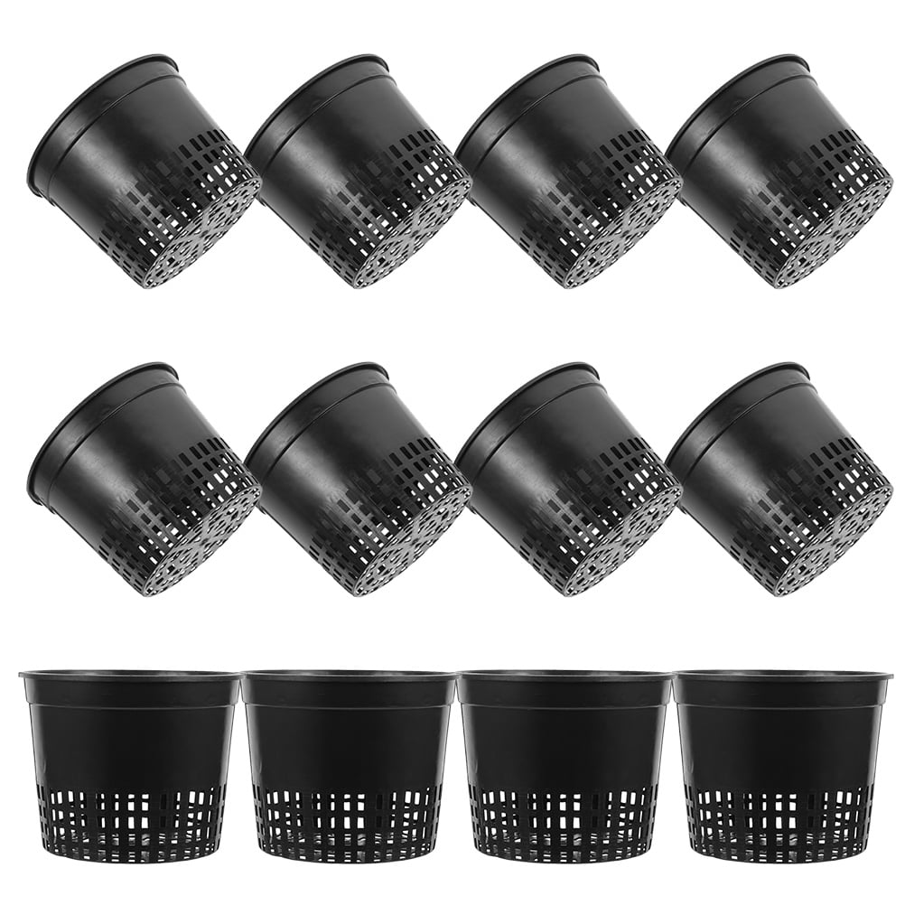 MLINS 12Pcs Hydroponic Net Pots Baskets for Hydroponics Slotted Mesh ...