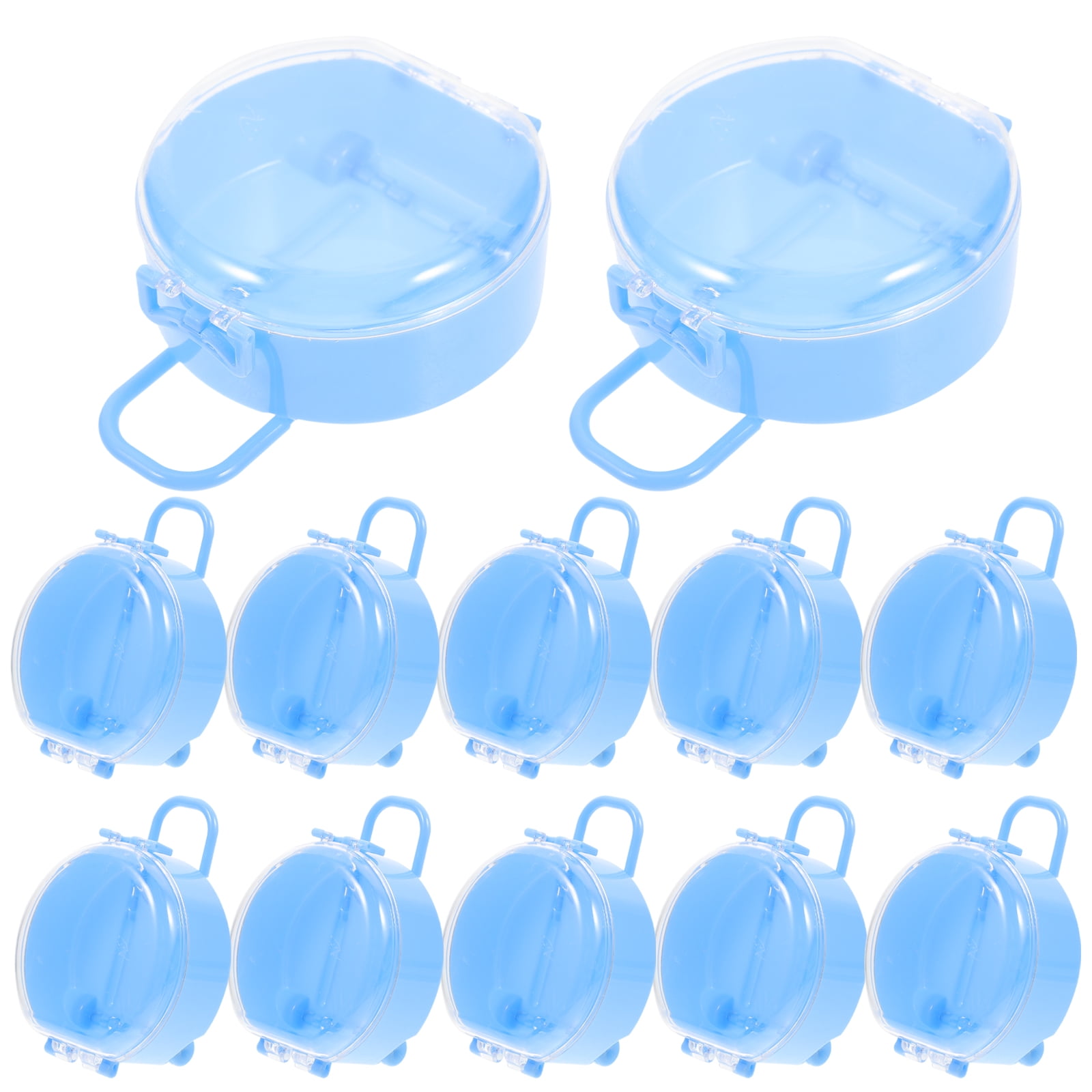 MLINS 12Pcs Jewelry Box Suitcase Shaped Ring Holder Dressing Table ...