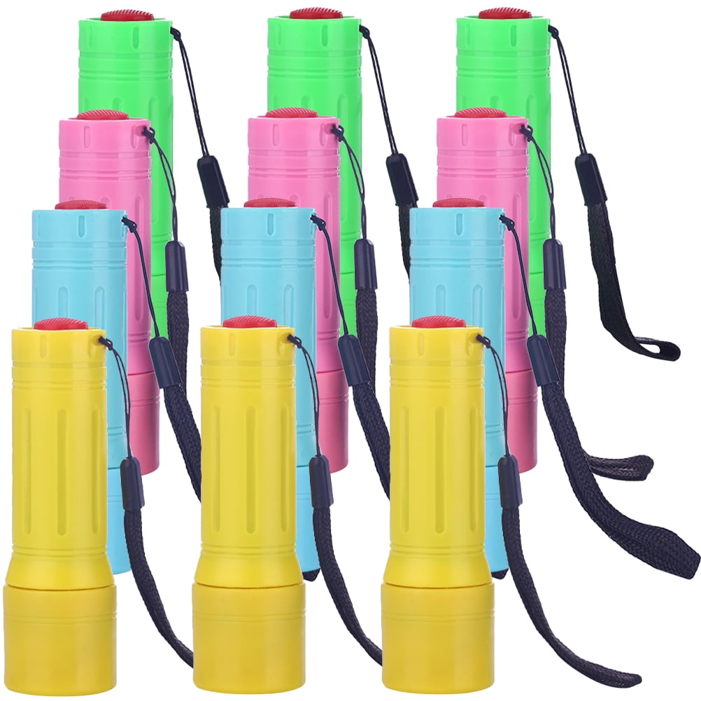MLINS 12Pcs Toy Flashlight for Party Favors and Friends Cylindrical Abs ...