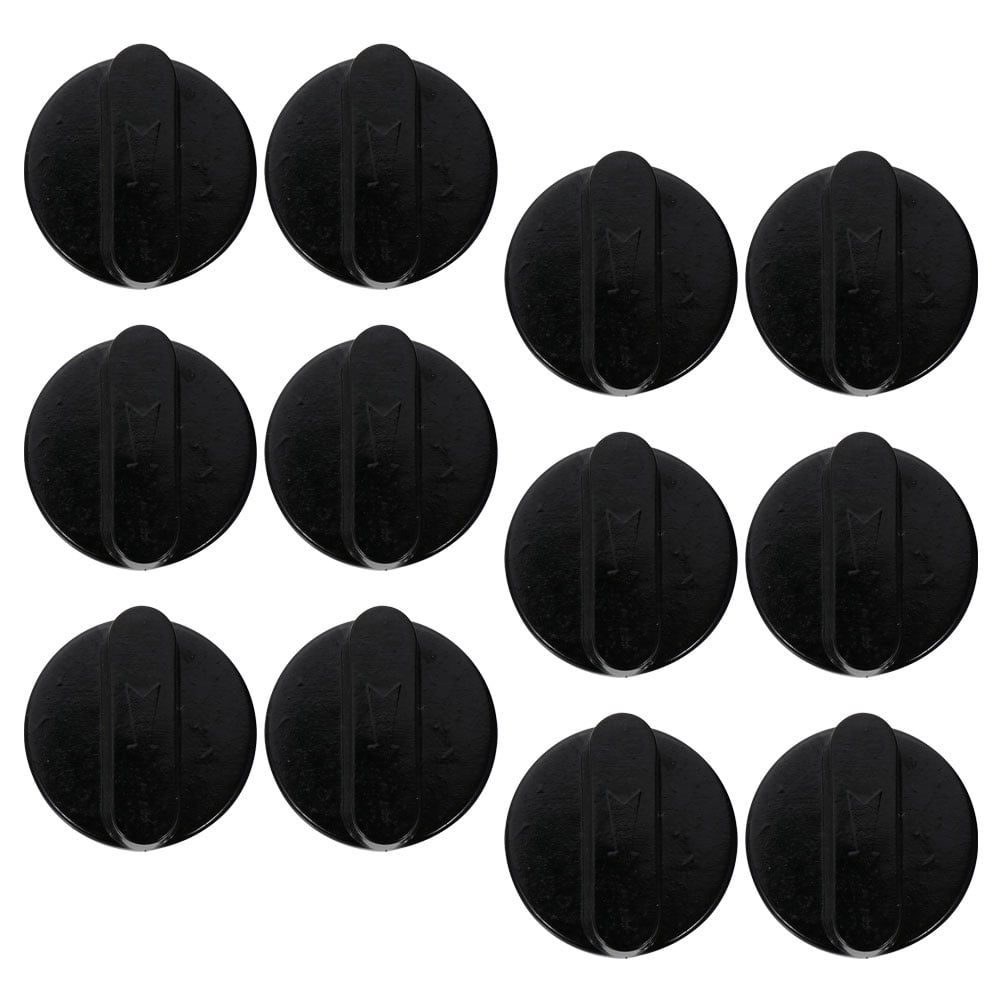 MLINS Black Plastic Stove Knobs for Gas Range Replacement Durable and ...