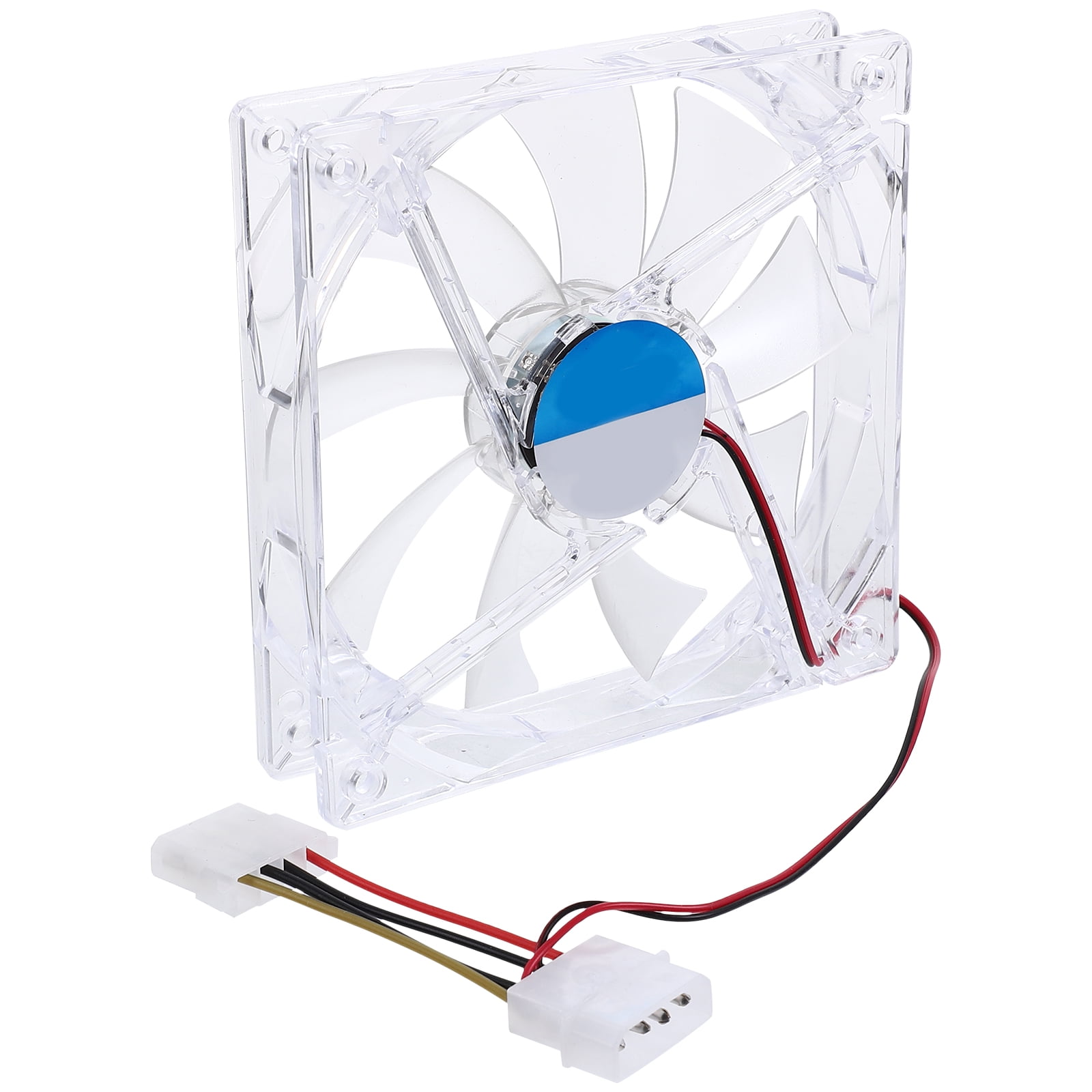 MLINS 12cm Computer Case Power Supply Led Fan Mute Transparent Radiator ...