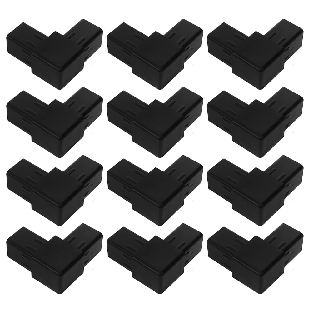 12pcs Square Tube Rail Clamps for Air Conditioner L Shape Plastic ...