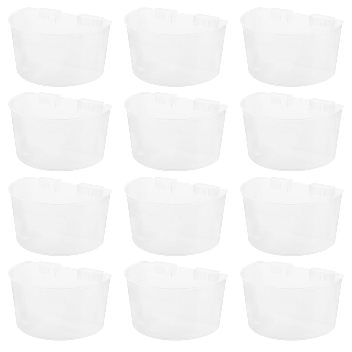 DINHEAROM Round Bird Feeders Plastic 12Set - Walmart.com