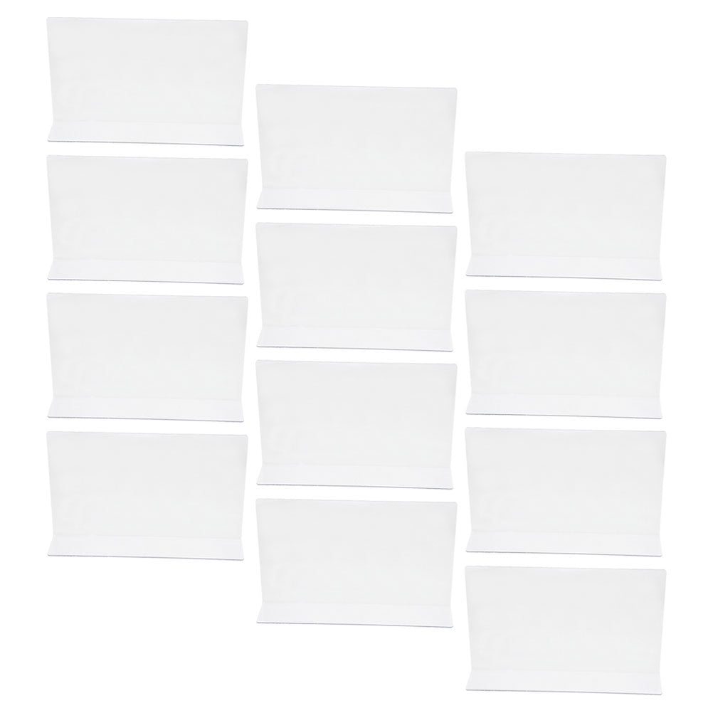 MLINS 12pcs Clear Shelf Dividers For Retail Stores Plastic Product ...